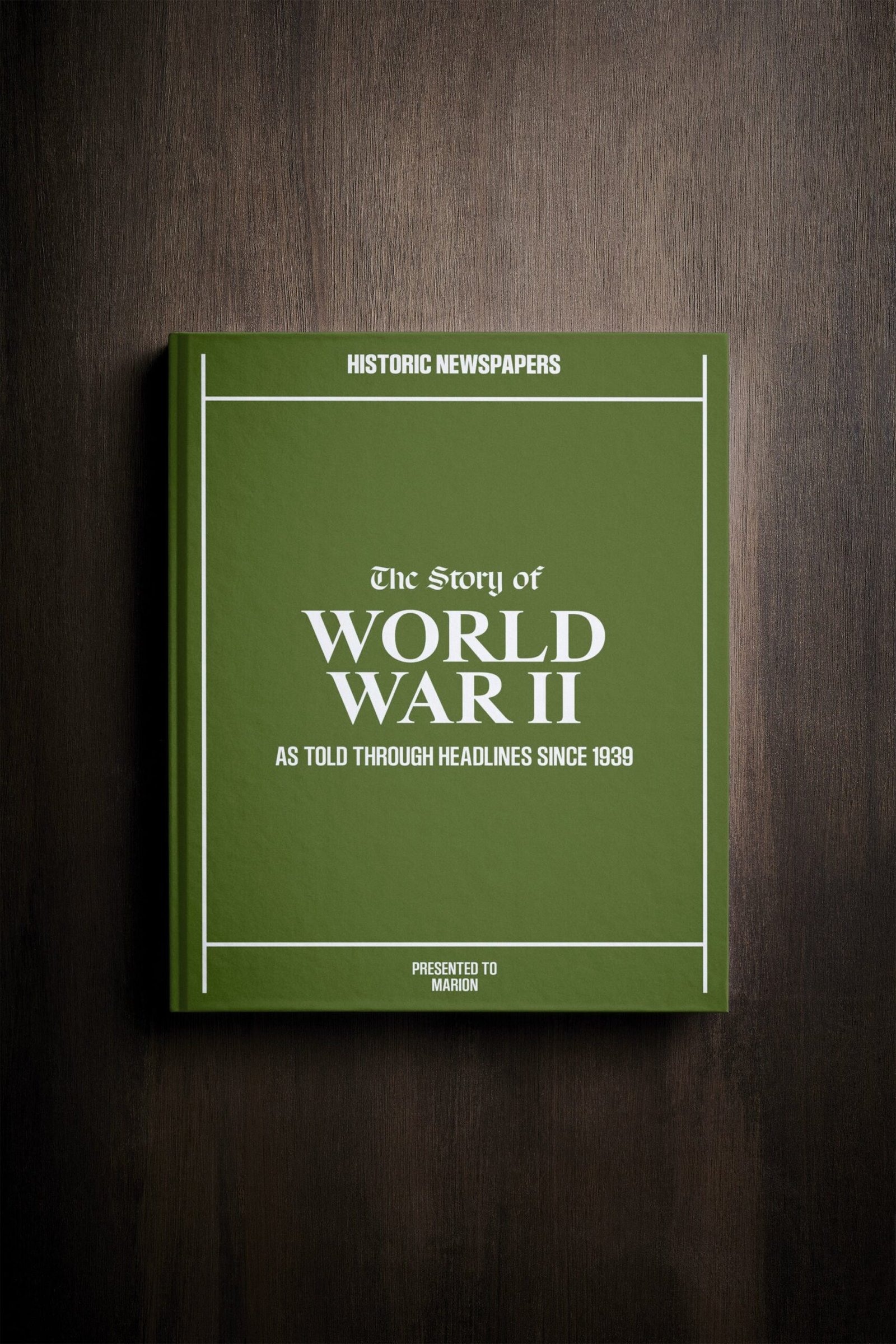 Libro World War II | Veronica & Nicolas